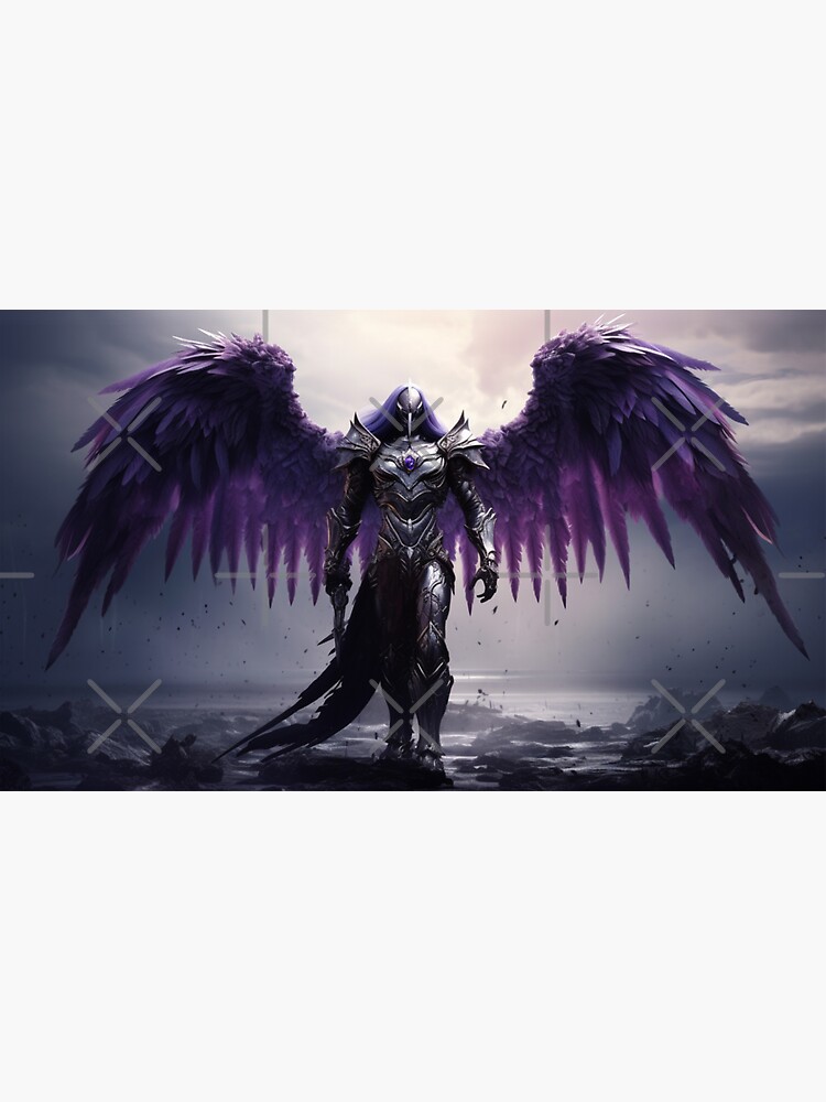 "Amethyst Angel of The Apocalypse" Sticker for Sale by Jades-Corner ...