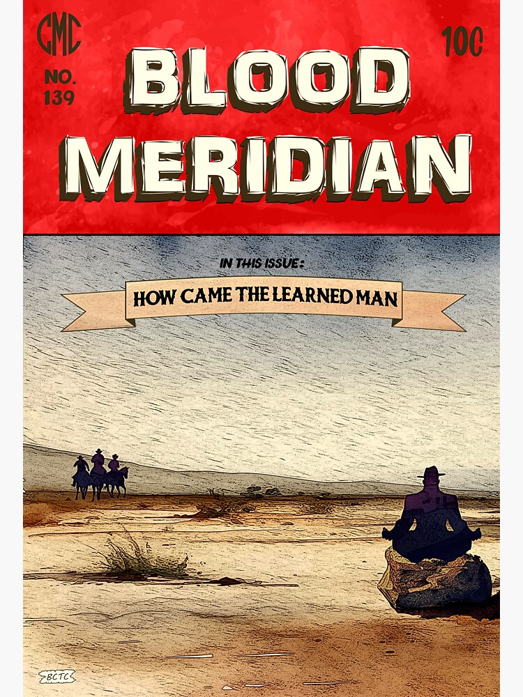 "Blood Meridian - The Learned Man" Sticker for Sale by BalancedFlame ...