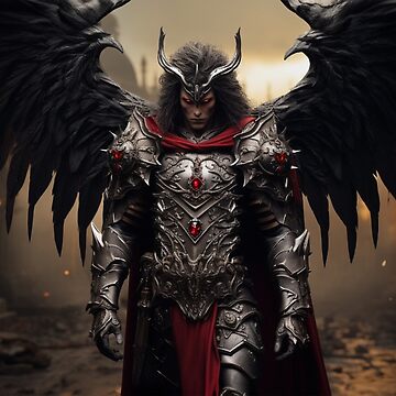 "Ruby Angel of The Apocalypse" Sticker for Sale by Jades-Corner | Redbubble