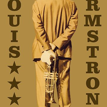 "Louis Armstrong" Sticker for Sale by DAVID RICHARDSON | Redbubble