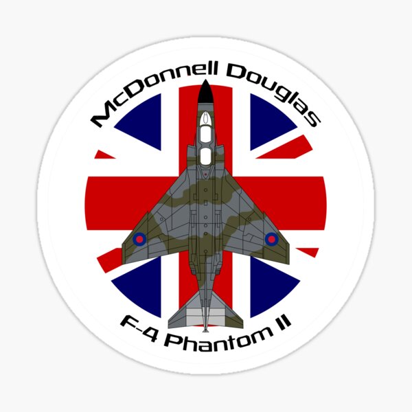 "McDonnell Douglas F-4 Phantom II (RAF)" Sticker for Sale by ...