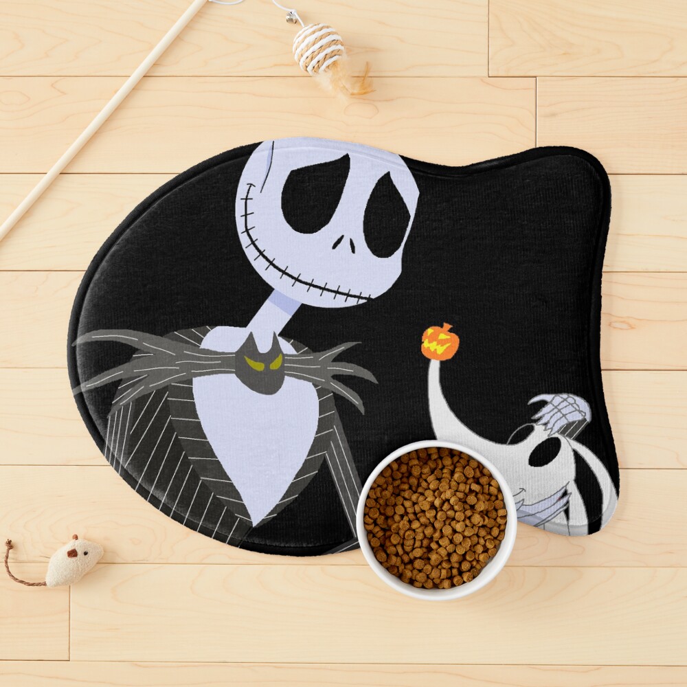 "the nightmare before christmas jack petting and bonding with zero" Art ...