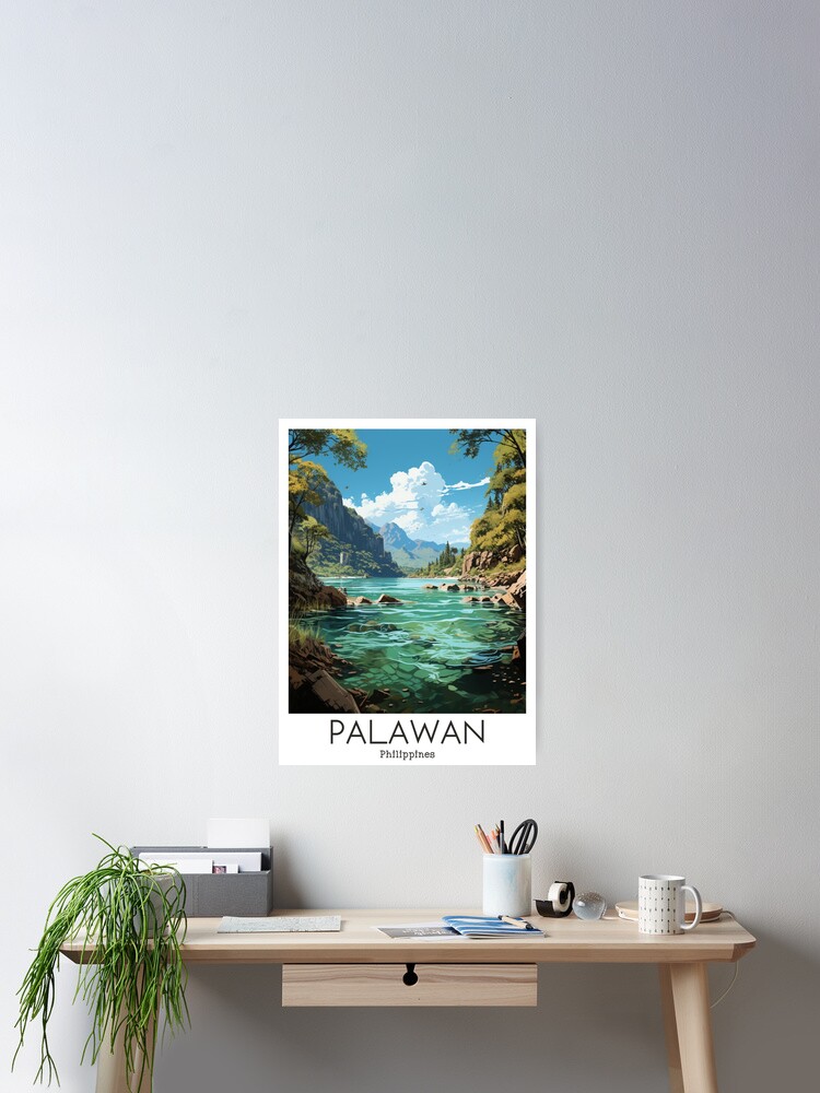 "A Vintage Travel Illustration of the Palawan - Philippines" Poster for ...