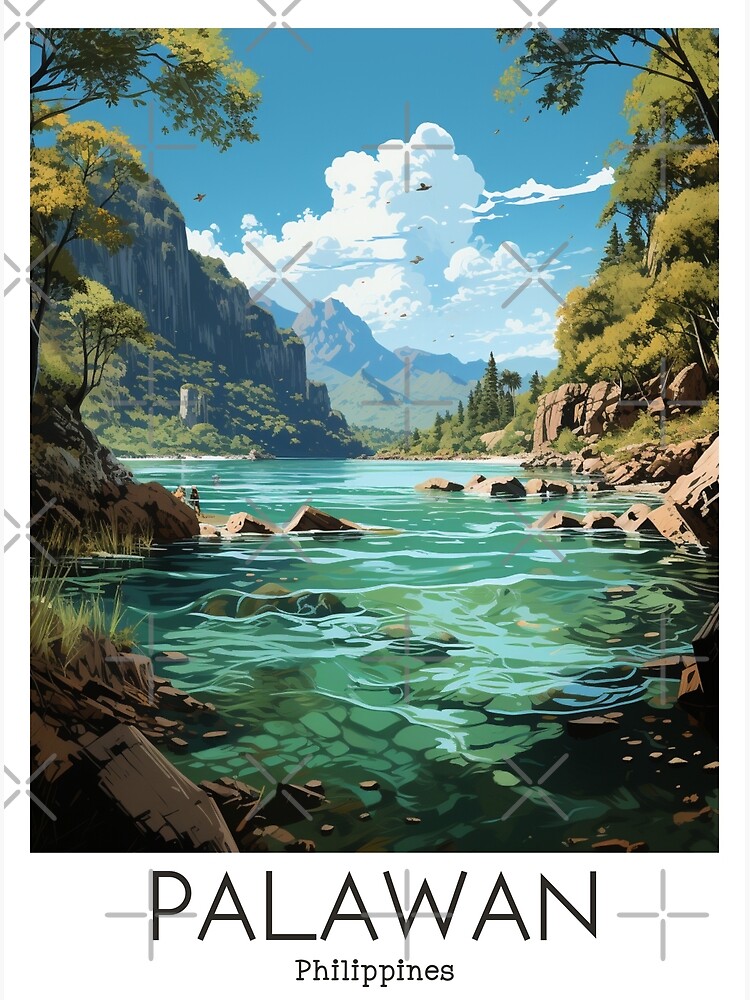 "A Vintage Travel Illustration of the Palawan - Philippines" Poster for ...