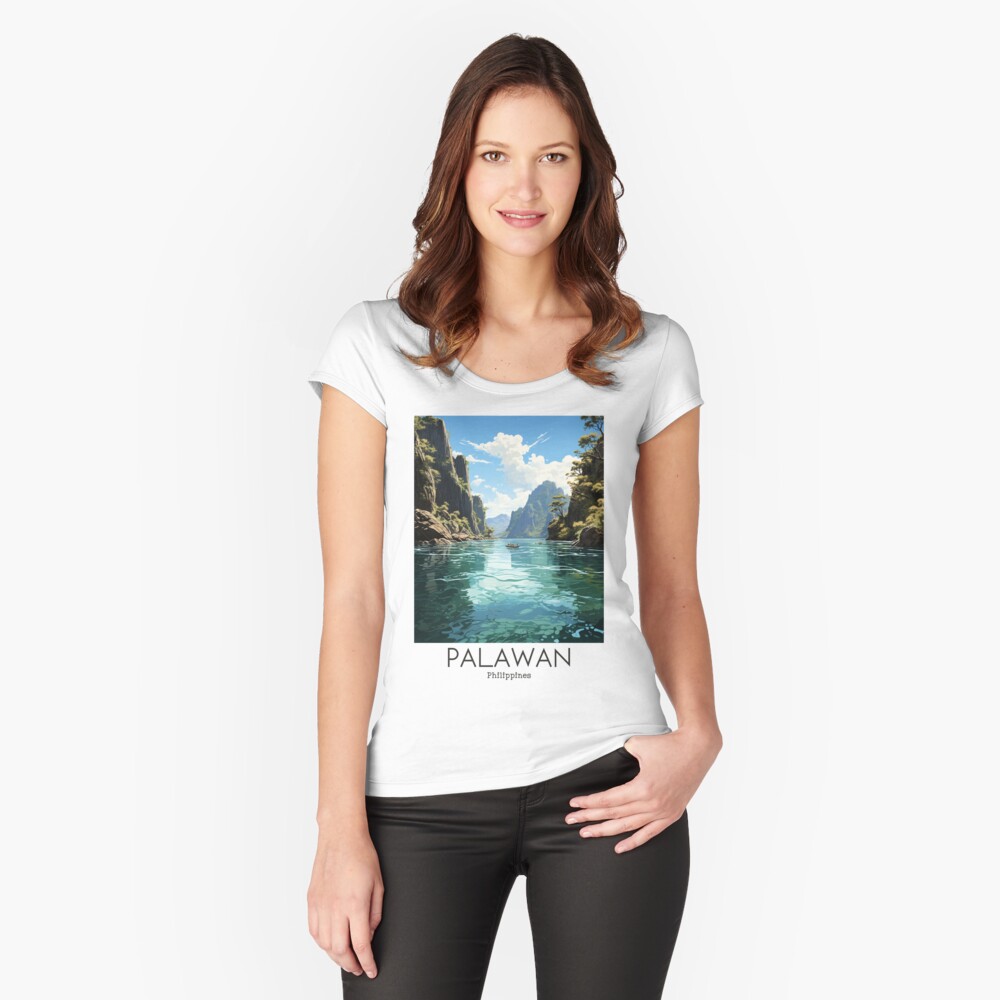 "A Vintage Travel Illustration of the Palawan - Philippines" Sticker ...