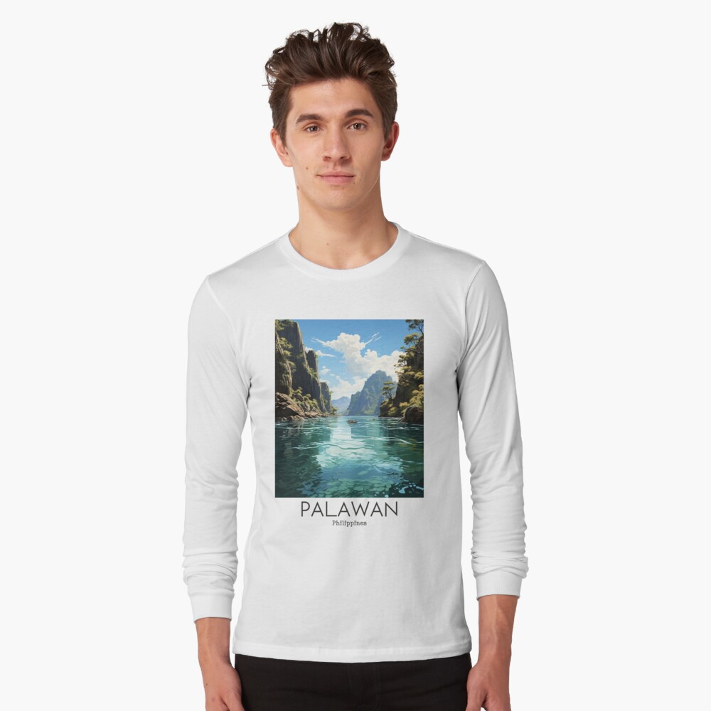 "A Vintage Travel Illustration of the Palawan - Philippines" Sticker ...