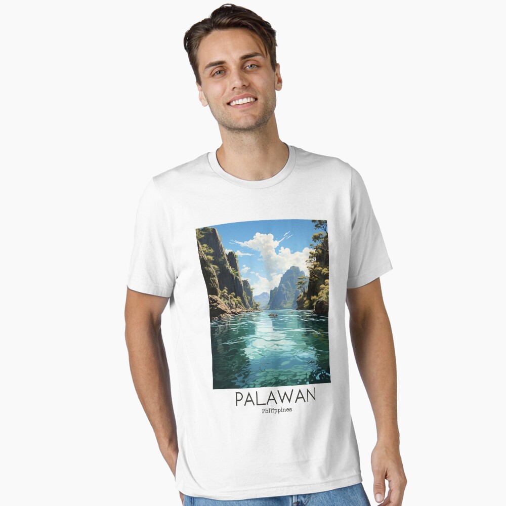 "A Vintage Travel Illustration of the Palawan - Philippines" Sticker ...