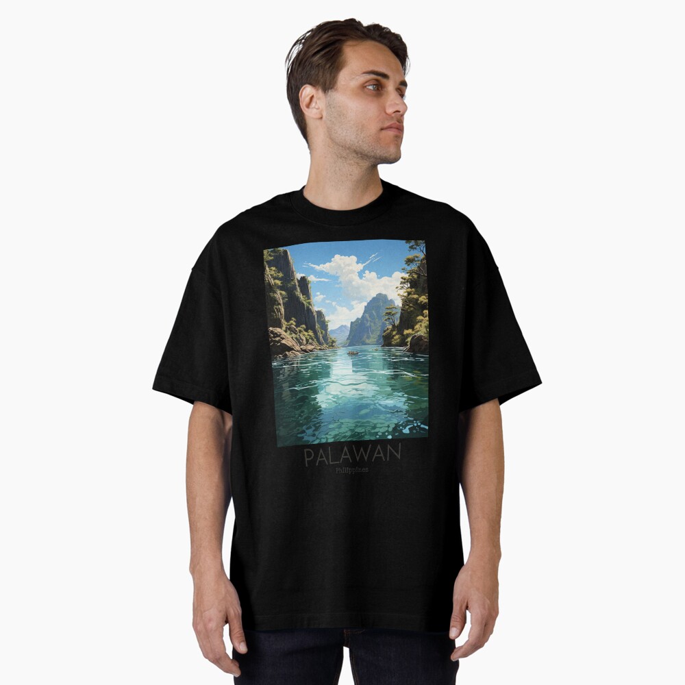 "A Vintage Travel Illustration of the Palawan - Philippines" Sticker ...