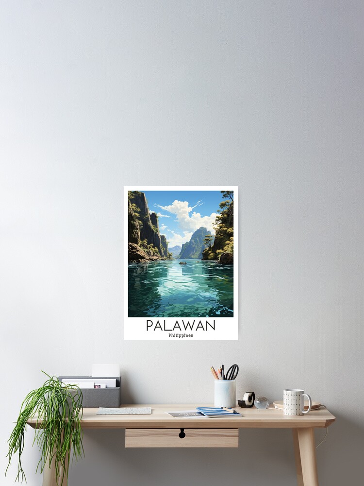 "A Vintage Travel Illustration of the Palawan - Philippines" Poster for ...