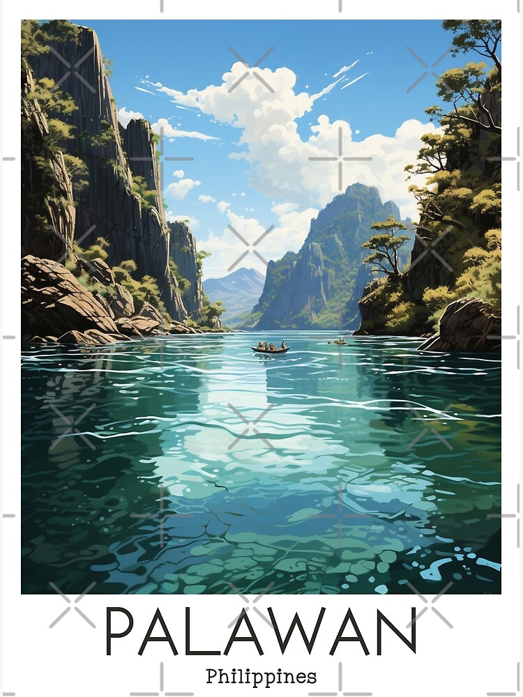 "A Vintage Travel Illustration of the Palawan - Philippines" Poster for ...