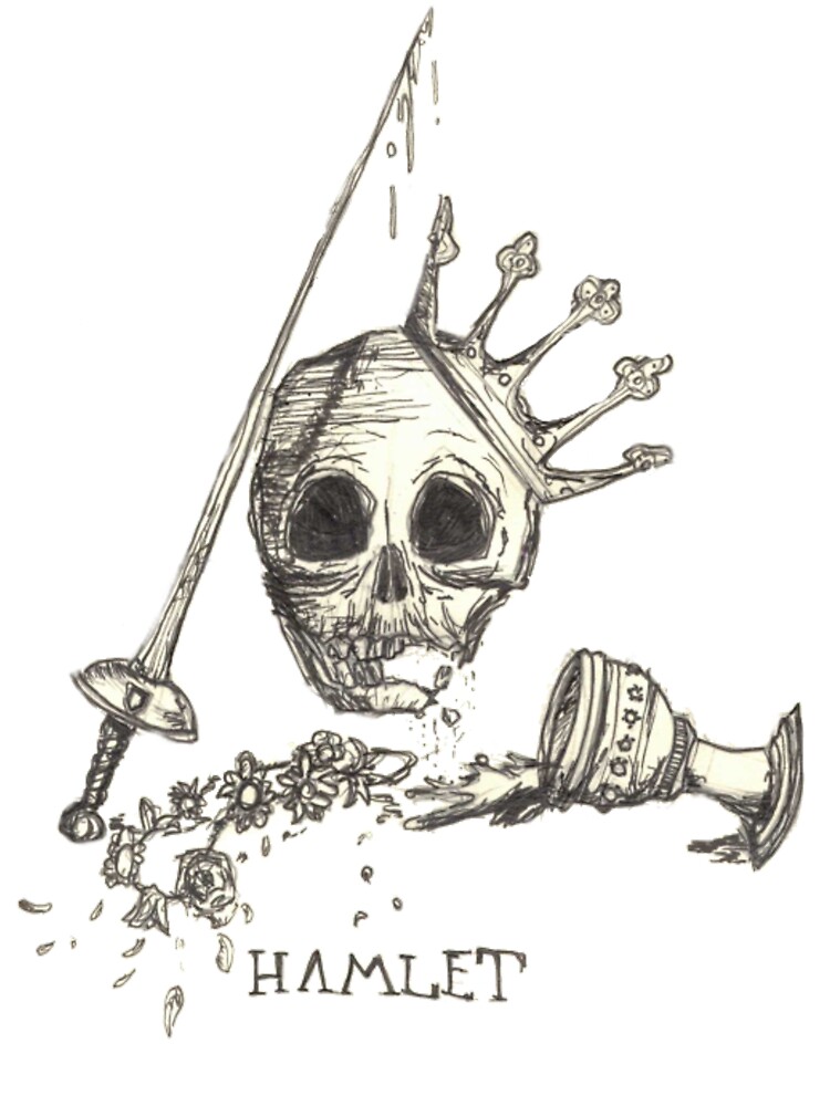 Hamlet Shakespeare Skull