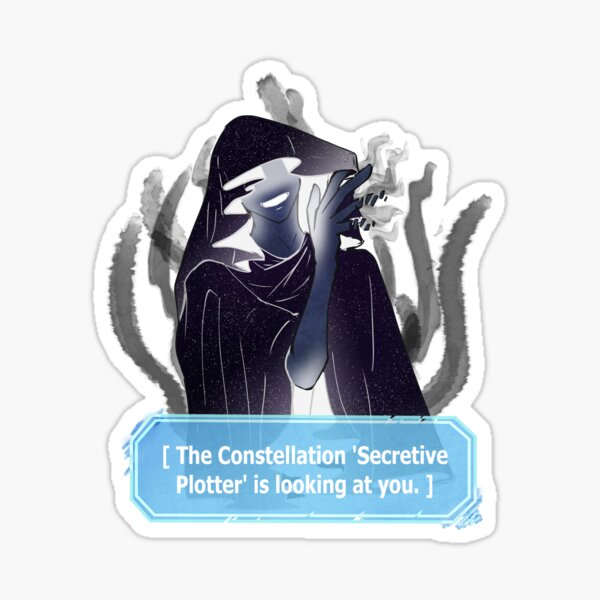 "Secretive Plotter" Sticker for Sale by akeara4 | Redbubble