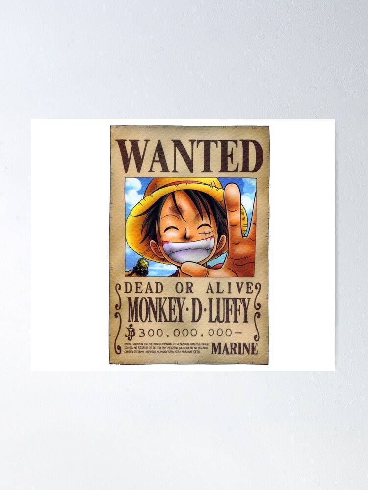 Monkey D Luffy Live Action One Piece Groupe De Pirates Poster vendu par ...