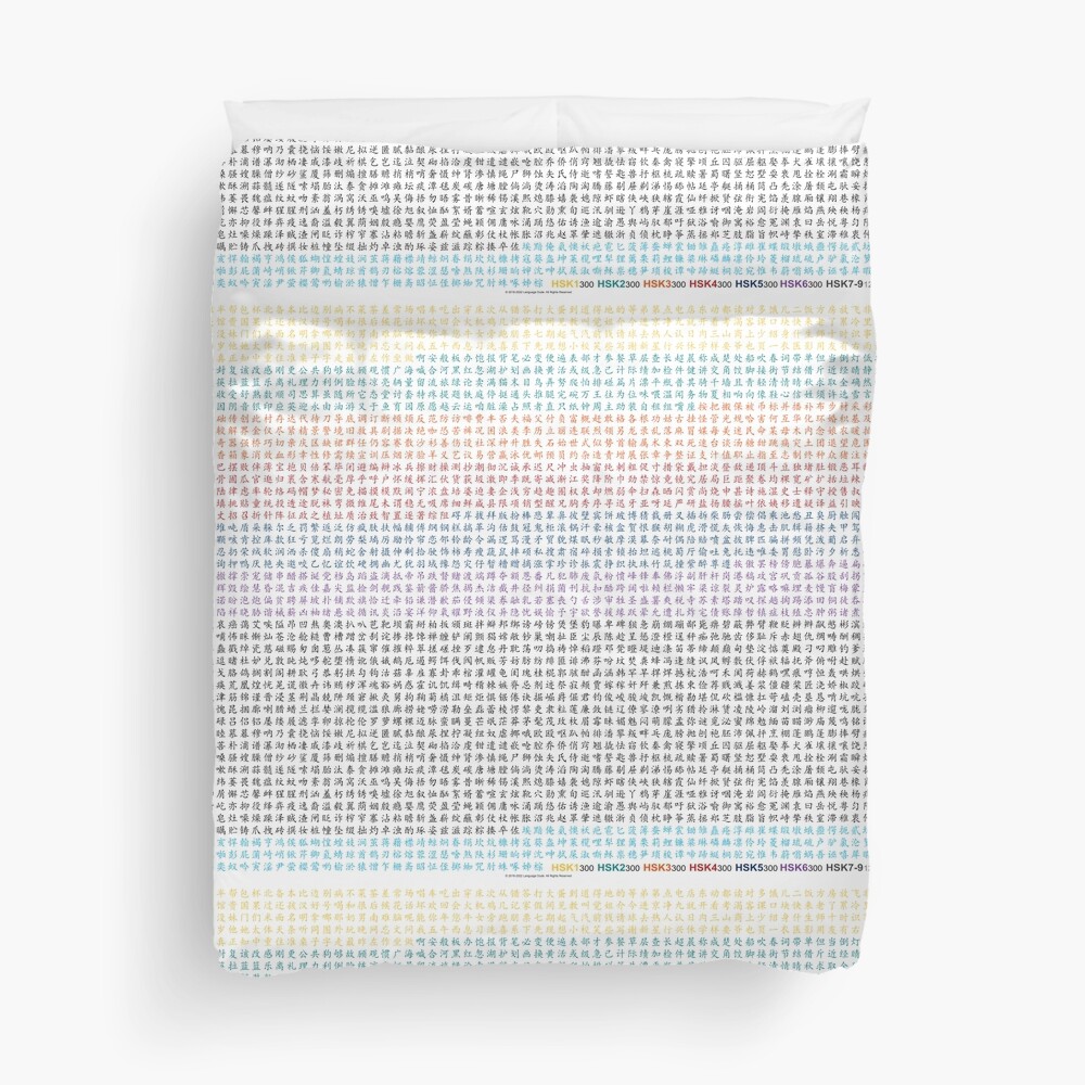 "HSK1-9 A Full List with all the Hanzi" Poster for Sale by Adibto ...