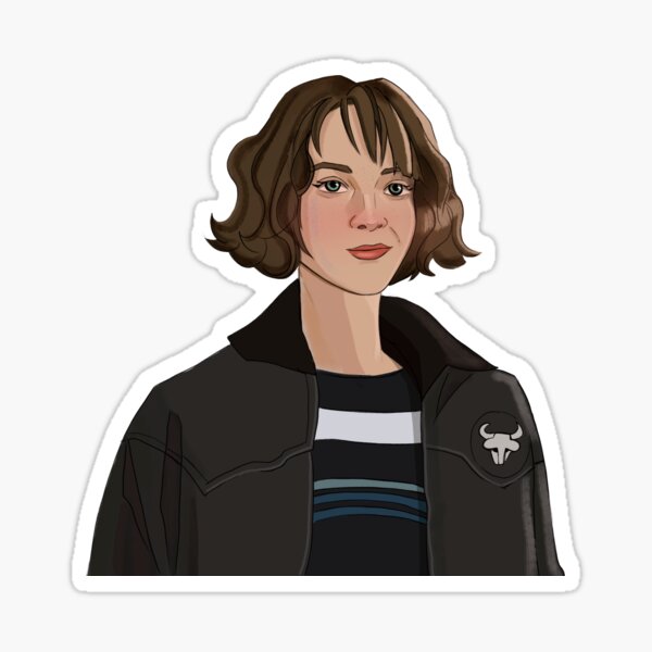 "robin stranger things" Sticker for Sale by LaraMeloart | Redbubble