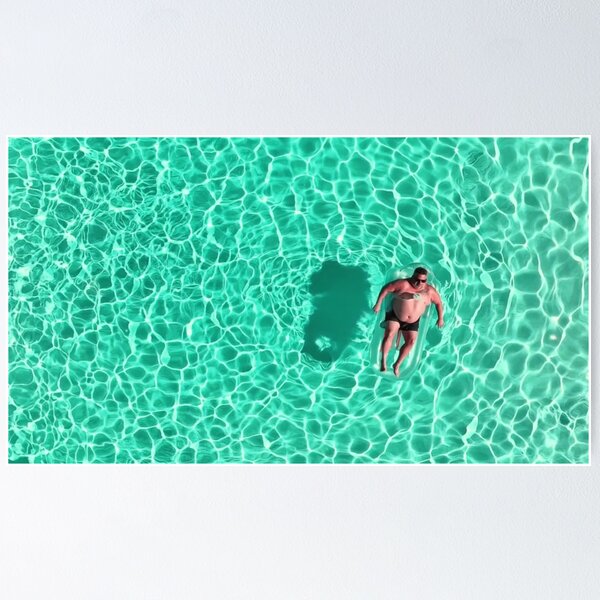 "Big Ed - 90 Day Fiance - Floating in the Pool" Poster for Sale by ...