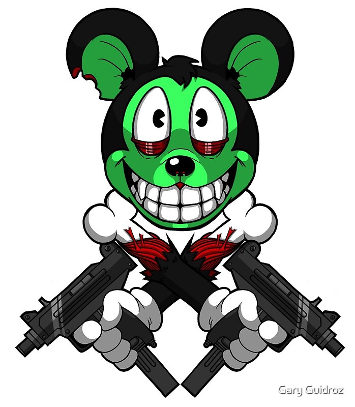 "Rat and Cross Bones" by Gary Guidroz | Redbubble