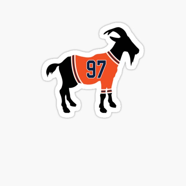 "Connor McDavid GOAT " Sticker for Sale by MDevoBecker | Redbubble