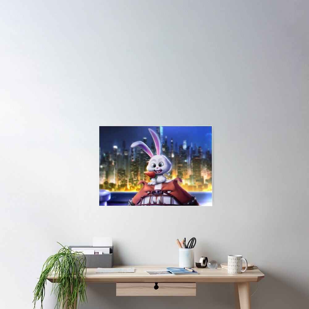 "Snowball" Poster by LCTheArtist | Redbubble