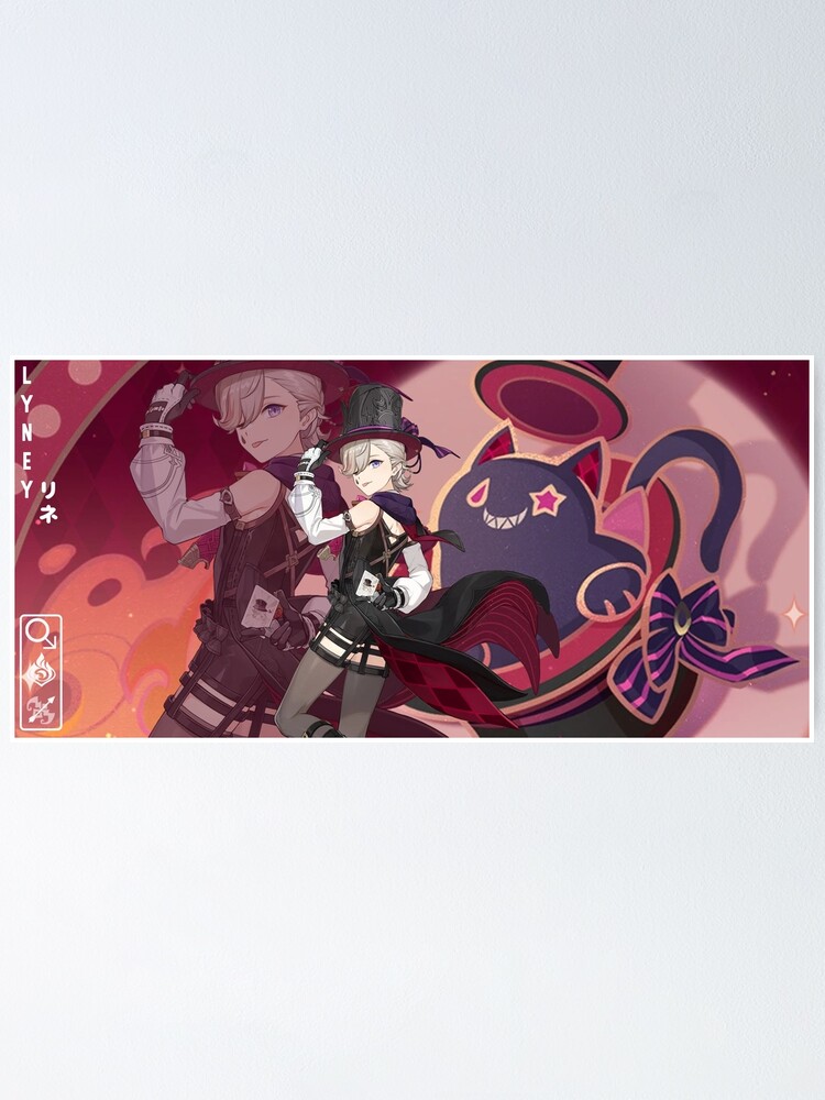 "Lyney | Genshin Impact" Poster for Sale by B-love | Redbubble