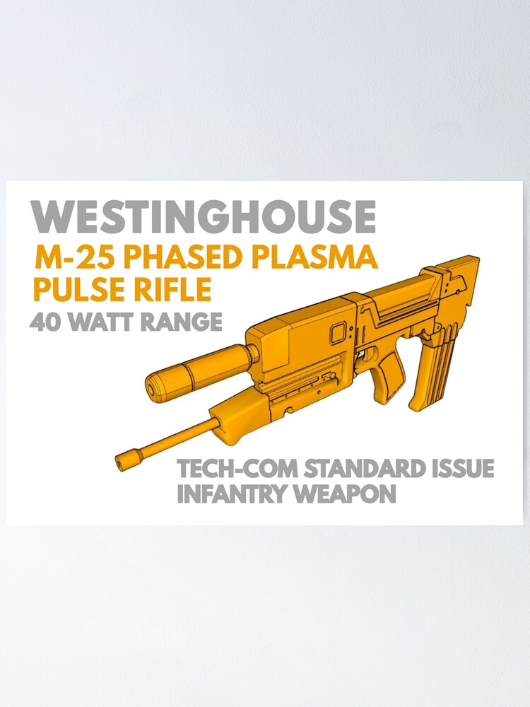 "Terminator M-25 Phased Plasma Rifle" Poster for Sale by JoseyMiles ...
