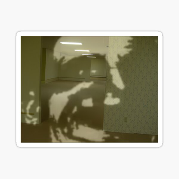 "The backrooms, backroom creepy incredible meme " Sticker for Sale by ...