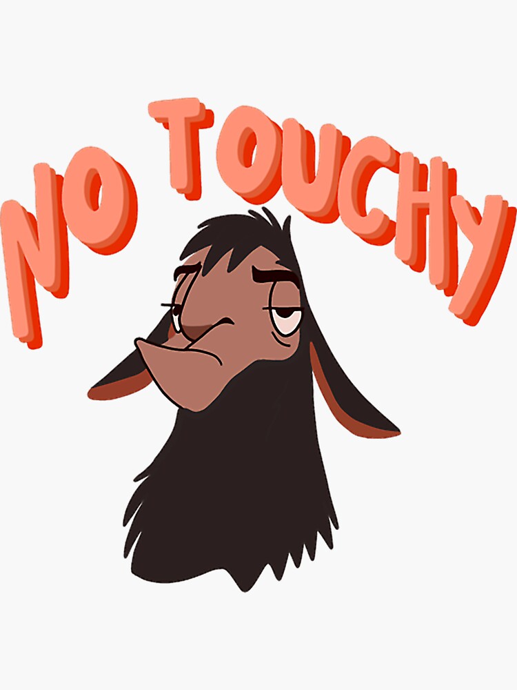 "no touchy " Sticker for Sale by MyloYabut | Redbubble