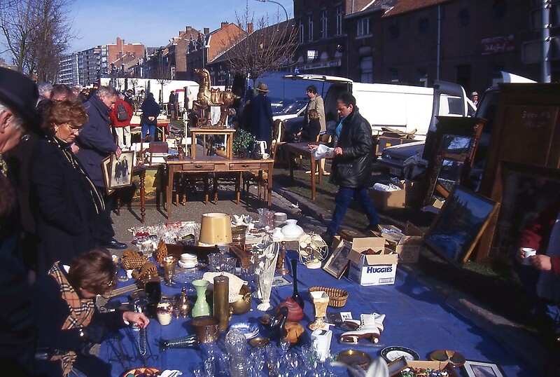 "Early morningat the bric-a-brac market, Tongeren, Belgium." by Peter ...