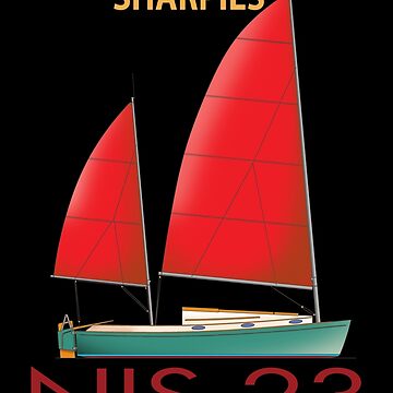"NIS 23 - Norwalk Island Sharpies" Sticker for Sale by StrayDogBoats ...