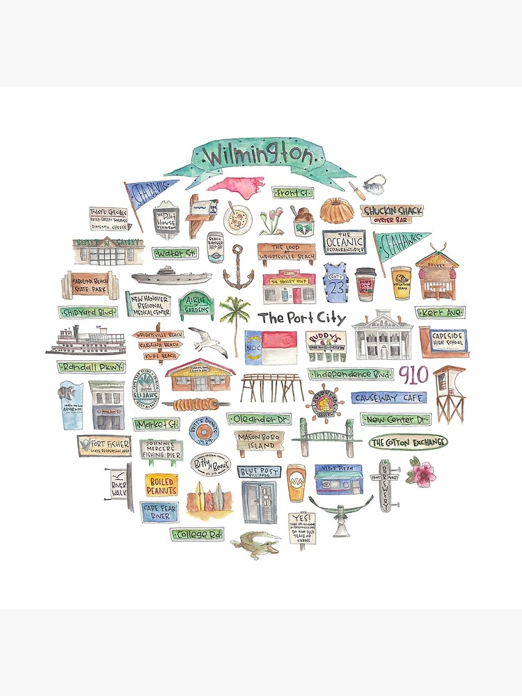 "Wilmington" Poster for Sale by MckEnzieDdy | Redbubble