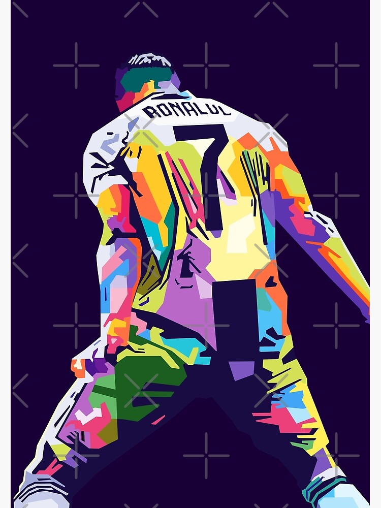 "Cristiano Ronaldo Siu Pop Art" Poster for Sale by ZeetArt | Redbubble