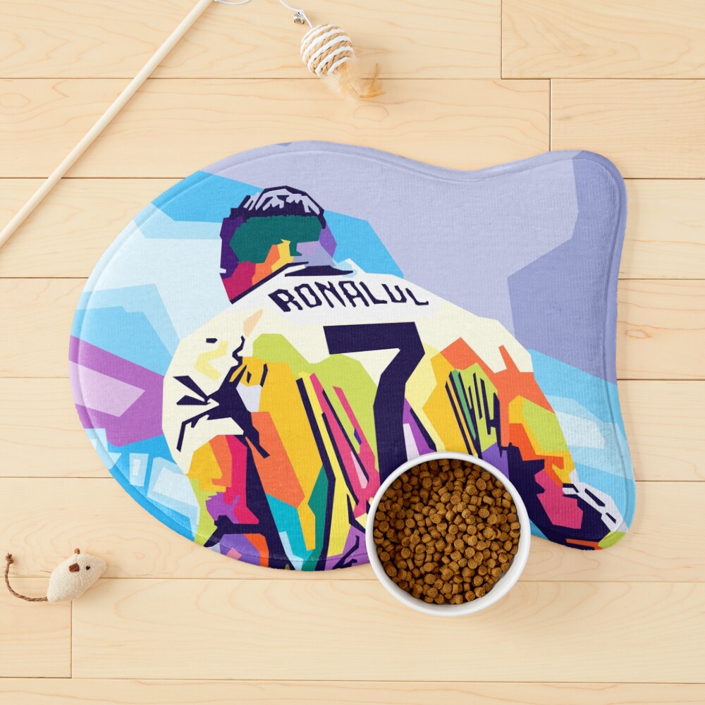 Cristiano Ronaldo Celebration Wpap Pop Art Art Board Print For Sale