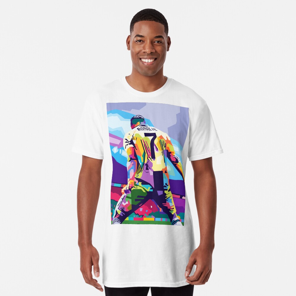 Cristiano Ronaldo Celebration Wpap Pop Art Art Board Print For Sale