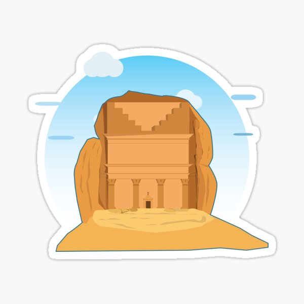 "Time travel - Hegra Al Ula Saudi Arabia" Sticker for Sale by ...