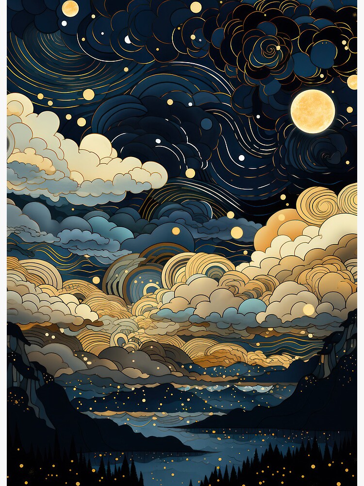 " Moonlight 4" Art Board Print for Sale by BOYWANDER67 | Redbubble