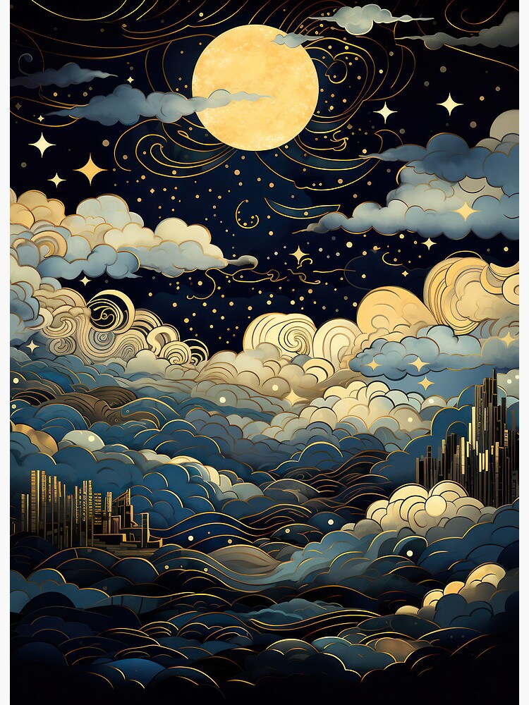 "Moonlight 12" Art Board Print for Sale by BOYWANDER67 | Redbubble