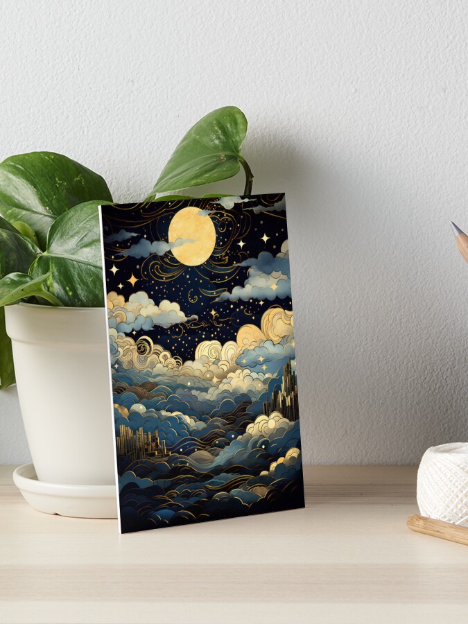 "Moonlight 12" Art Board Print for Sale by BOYWANDER67 | Redbubble