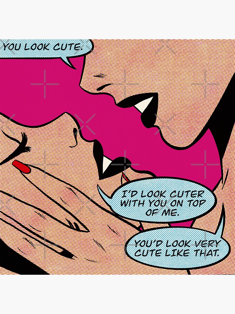 "You look cute" Sticker for Sale by Msbhaiive | Redbubble