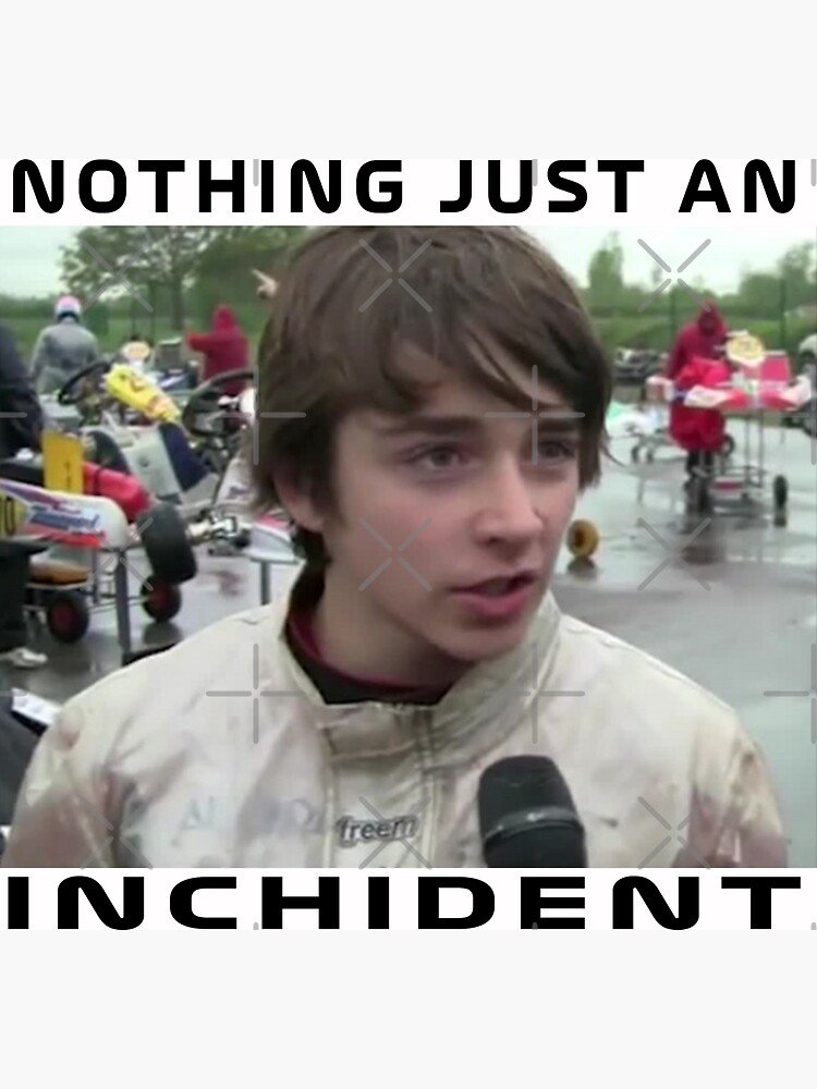 "Just an Inchident 2 Charles Leclerc" Sticker for Sale by F1 TROLL ...