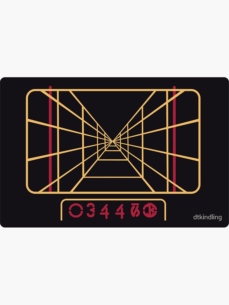 "Targeting Computer" Sticker for Sale by dtkindling | Redbubble