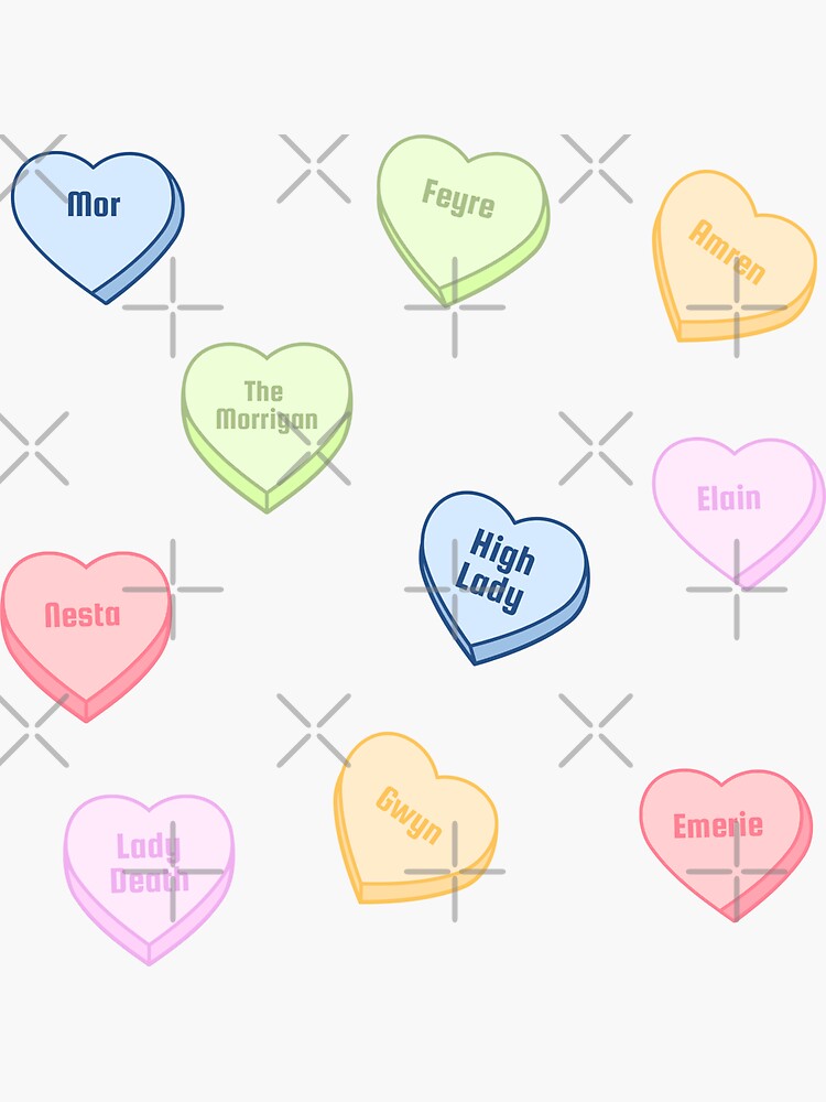 "ACOTAR Women Sticker Pack Feyre Nesta Elain Mor Gwyn Emerie ...