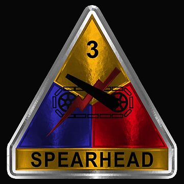 "3rd Armored Division " Sticker for Sale by SoldierAlways | Redbubble