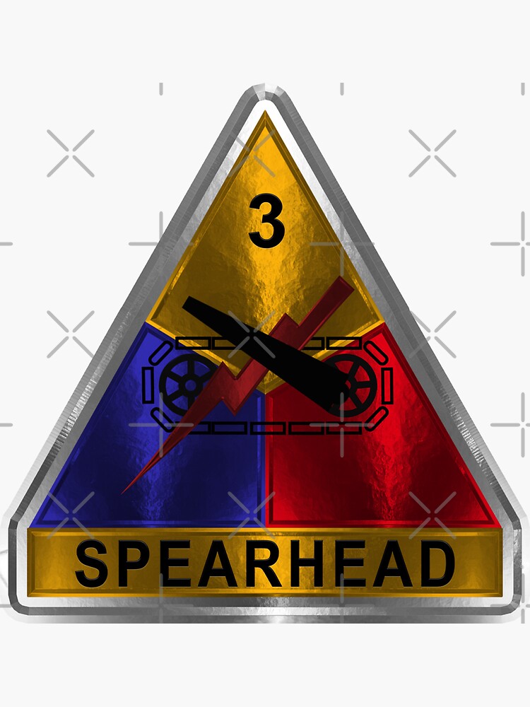 "3rd Armored Division " Sticker for Sale by SoldierAlways | Redbubble