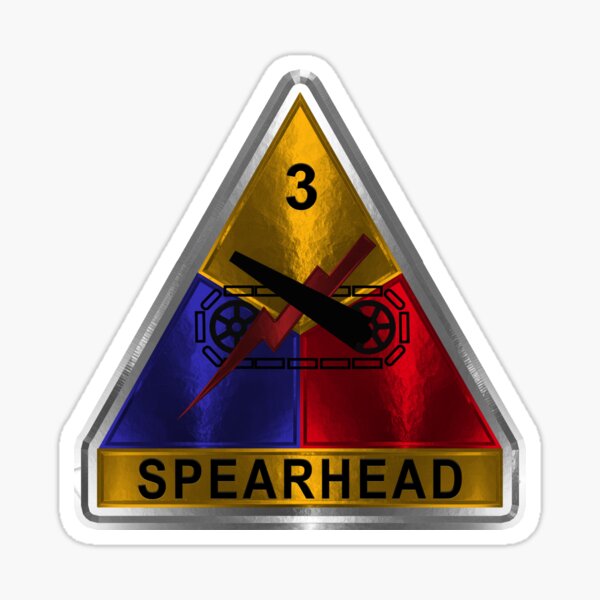 "3rd Armored Division " Sticker for Sale by SoldierAlways | Redbubble