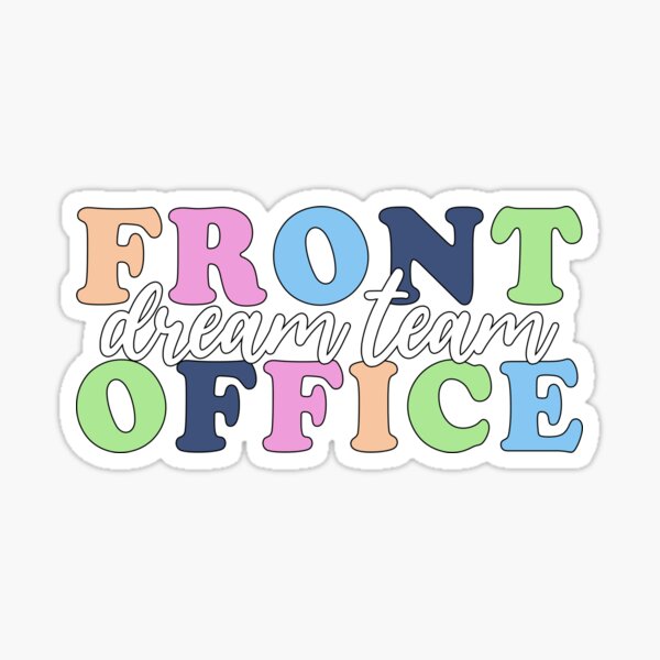 "Front Office Dream Team - Front Office Squad" Sticker for Sale by ...