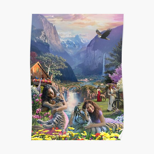 "Paradise in Sunset" Poster for Sale by Esalazar | Redbubble