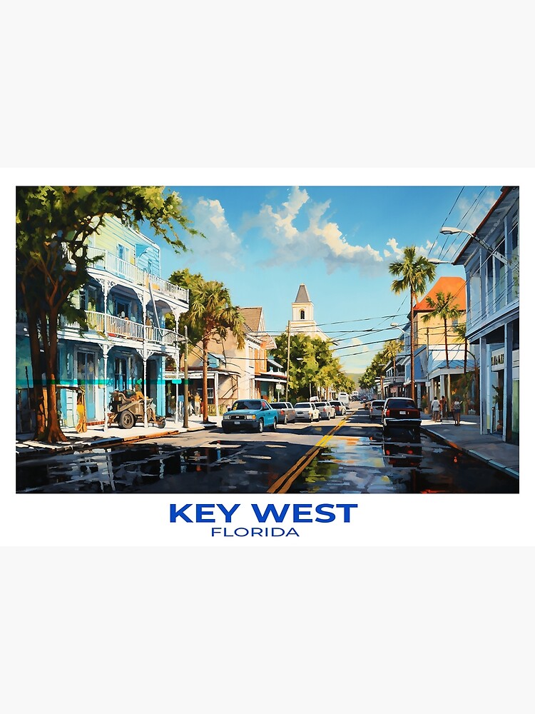 "Key West Florida travel poster - Tourist atraction - Travel memories ...