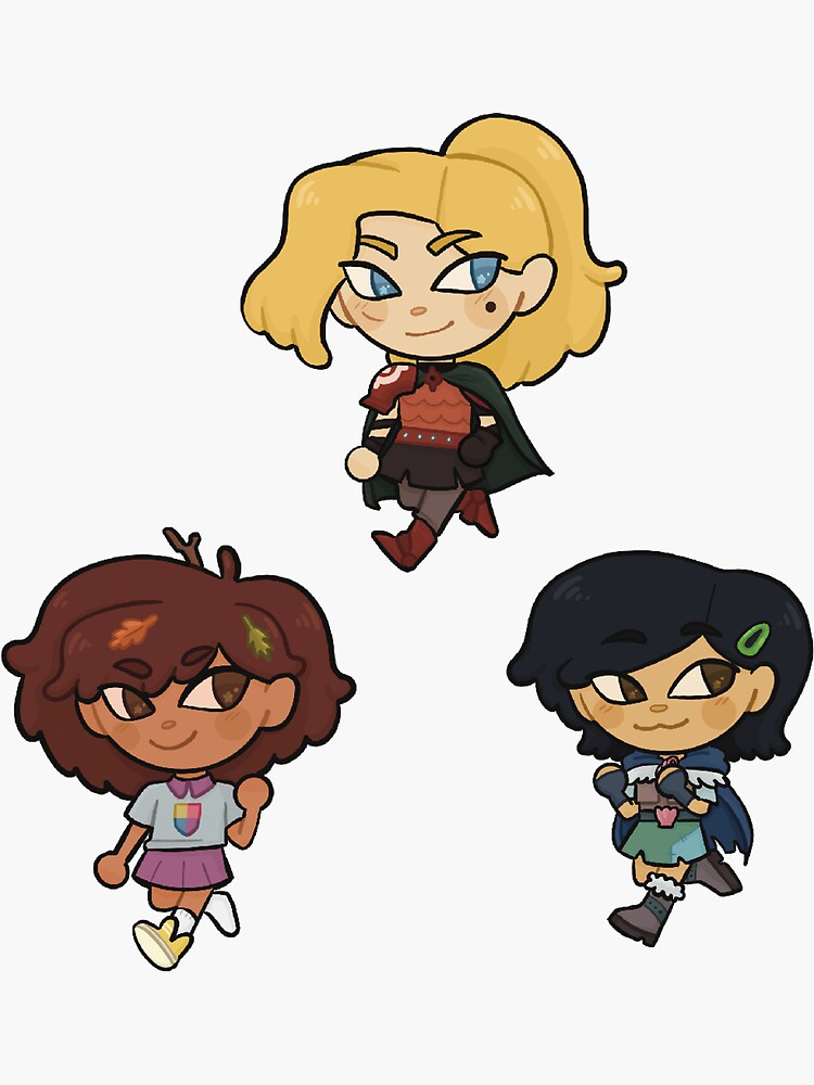 "Amphibia chibi" Sticker for Sale by Pearl Shroom | Redbubble