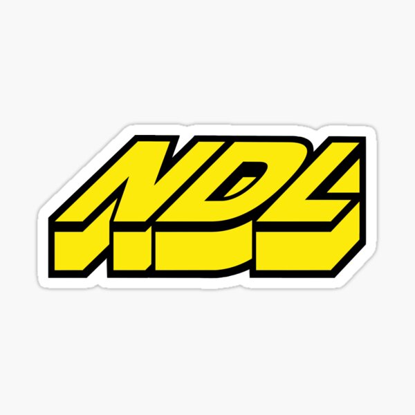 "NDL Merch NDL Logo" Sticker for Sale by MadrigalBillye | Redbubble