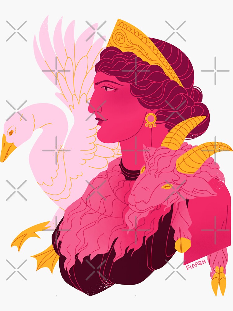 "Juno Bust" Sticker for Sale by flaroh | Redbubble